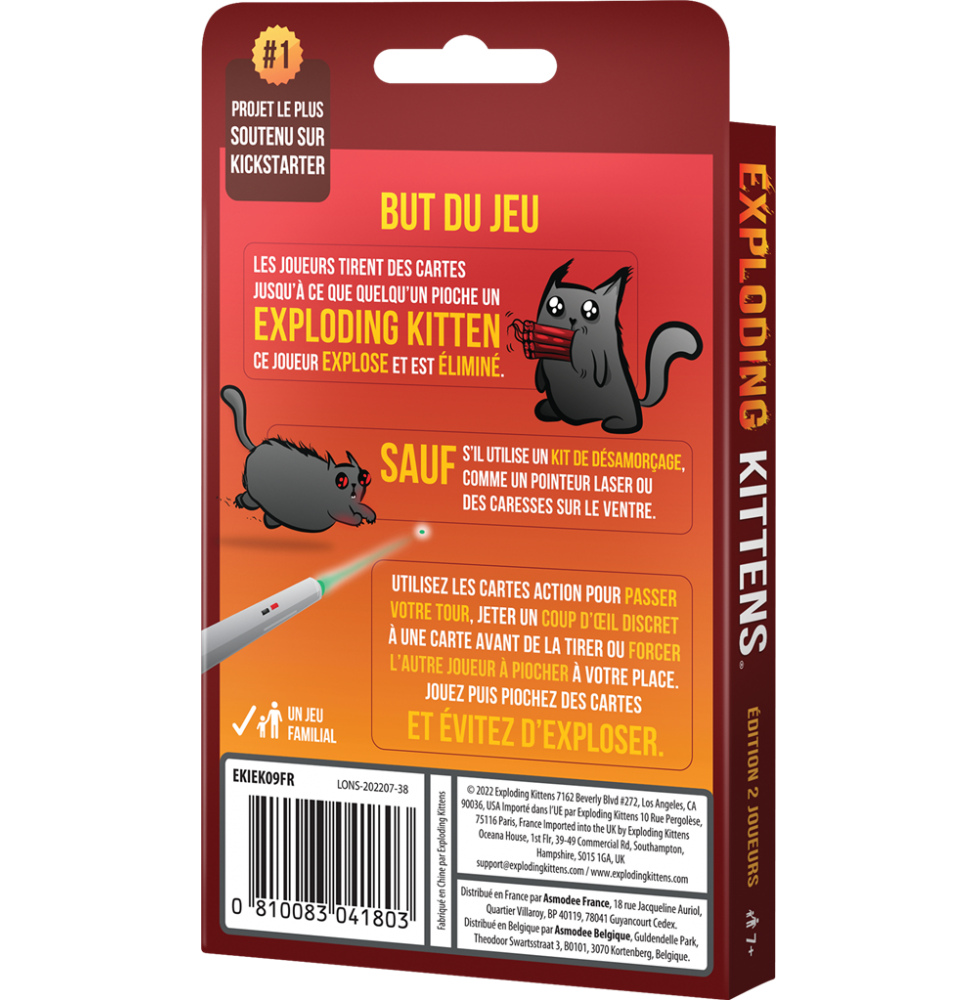 Exploding Kittens : Édition 2 Joueurs
